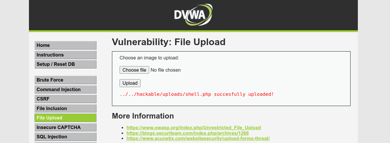 File Upload- DVWA | 4g3nt47 File Upload- DVWA | 4g3nt47